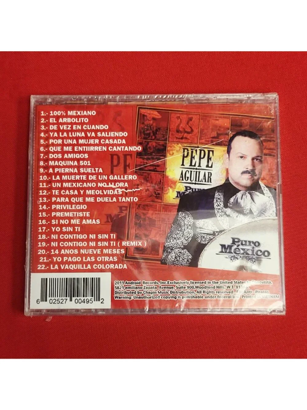 Android Records, Inc. | Media | Los Mejores Exitos Puro Mxico Pepe ...